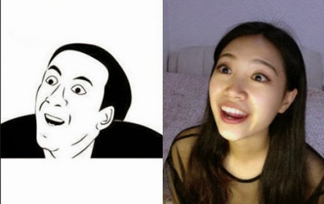 대륙처자의 9gag 표정따라하기 - 인스티즈(instiz) 이슈 카테고리