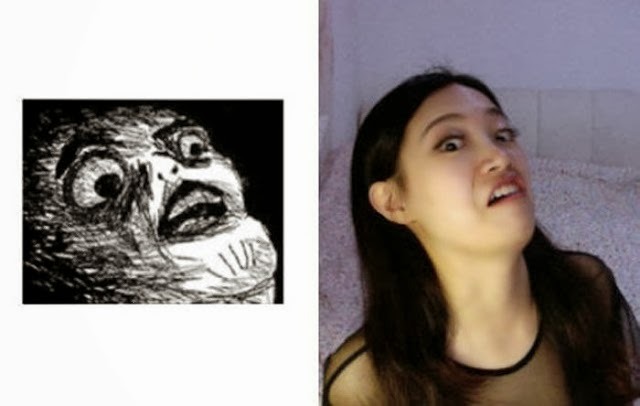 대륙처자의 9gag 표정따라하기 - 인스티즈(instiz) 이슈 카테고리