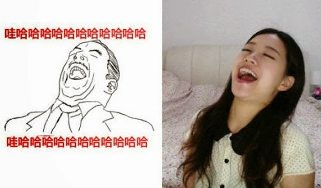 대륙처자의 9gag 표정따라하기 - 인스티즈(instiz) 이슈 카테고리