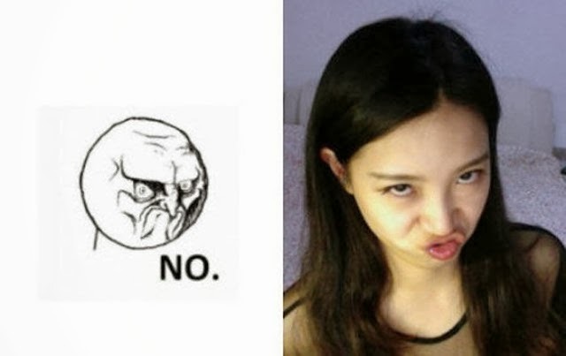 대륙처자의 9gag 표정따라하기 - 인스티즈(instiz) 이슈 카테고리